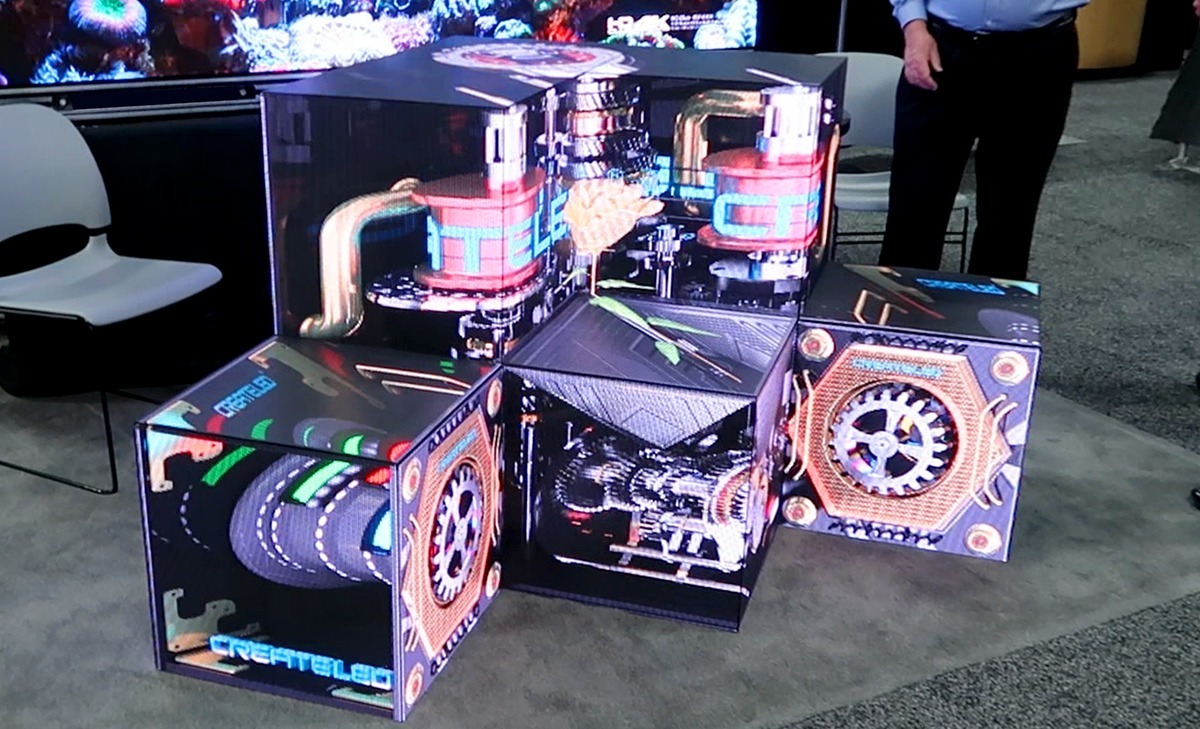 LED Video Cubes Create Dimensional Video Displays - TLC Creative Technology